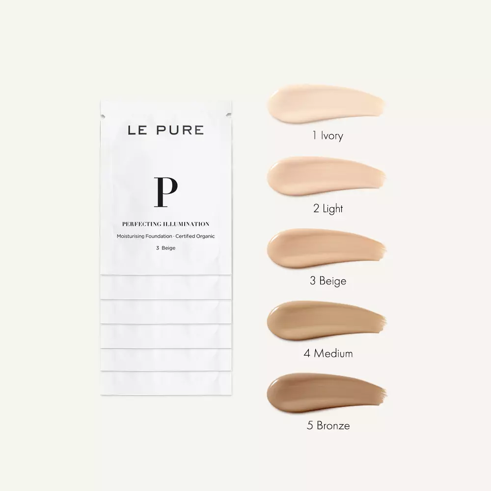 Makeup Sample Set - Foundation Samples | LE PURE